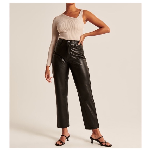 Abercrombie Curve Love Leather Pants